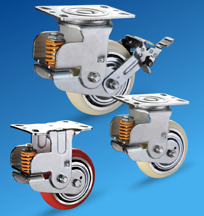 Shock Absorbing Caster