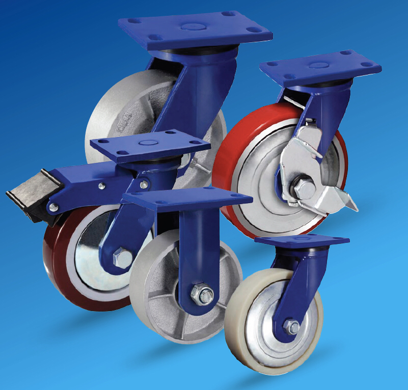 KC5 Series Extra-Heavy Duty Caster | 350-1500kg
