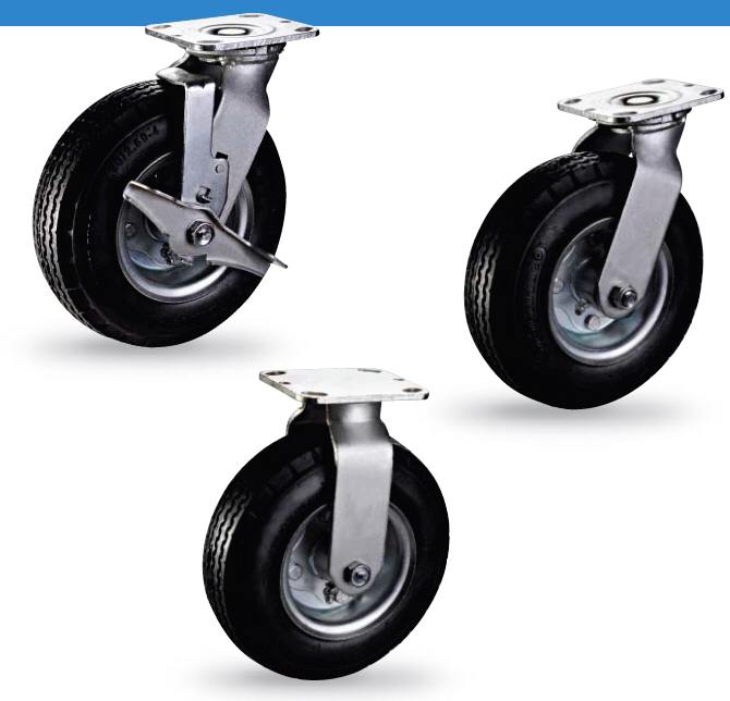 Pneumatic & PU Foam Caster | 125-200kg